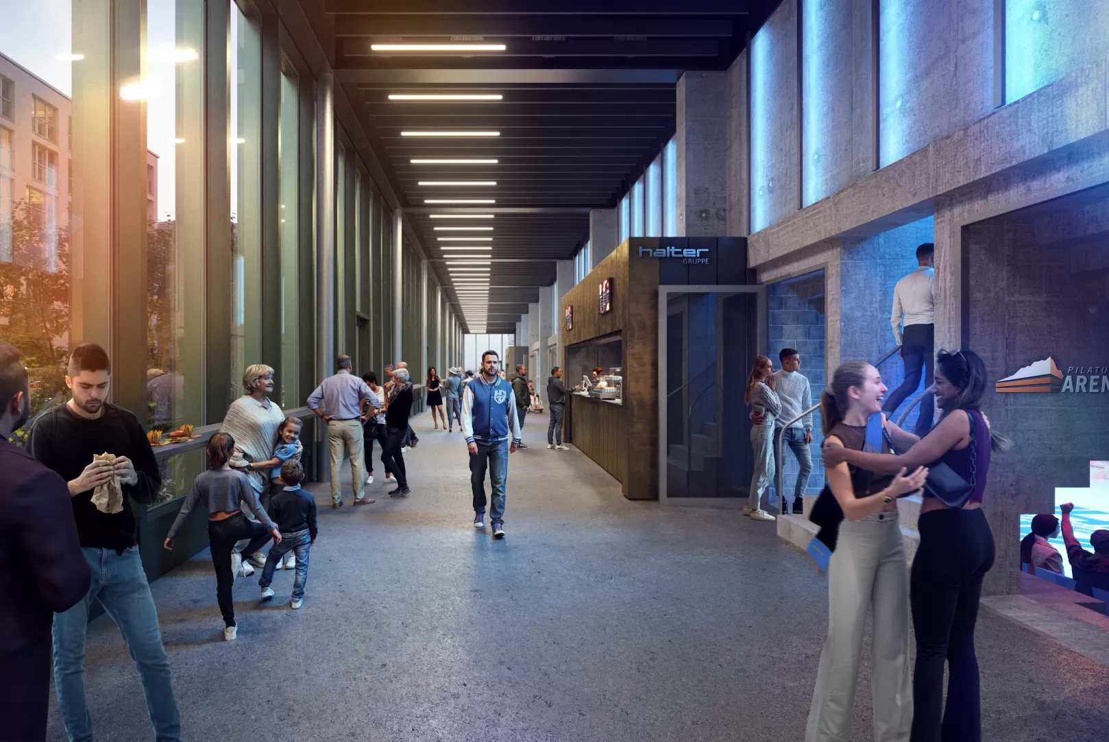 Pilatus Arena / Pilatus Tower - Halter AG