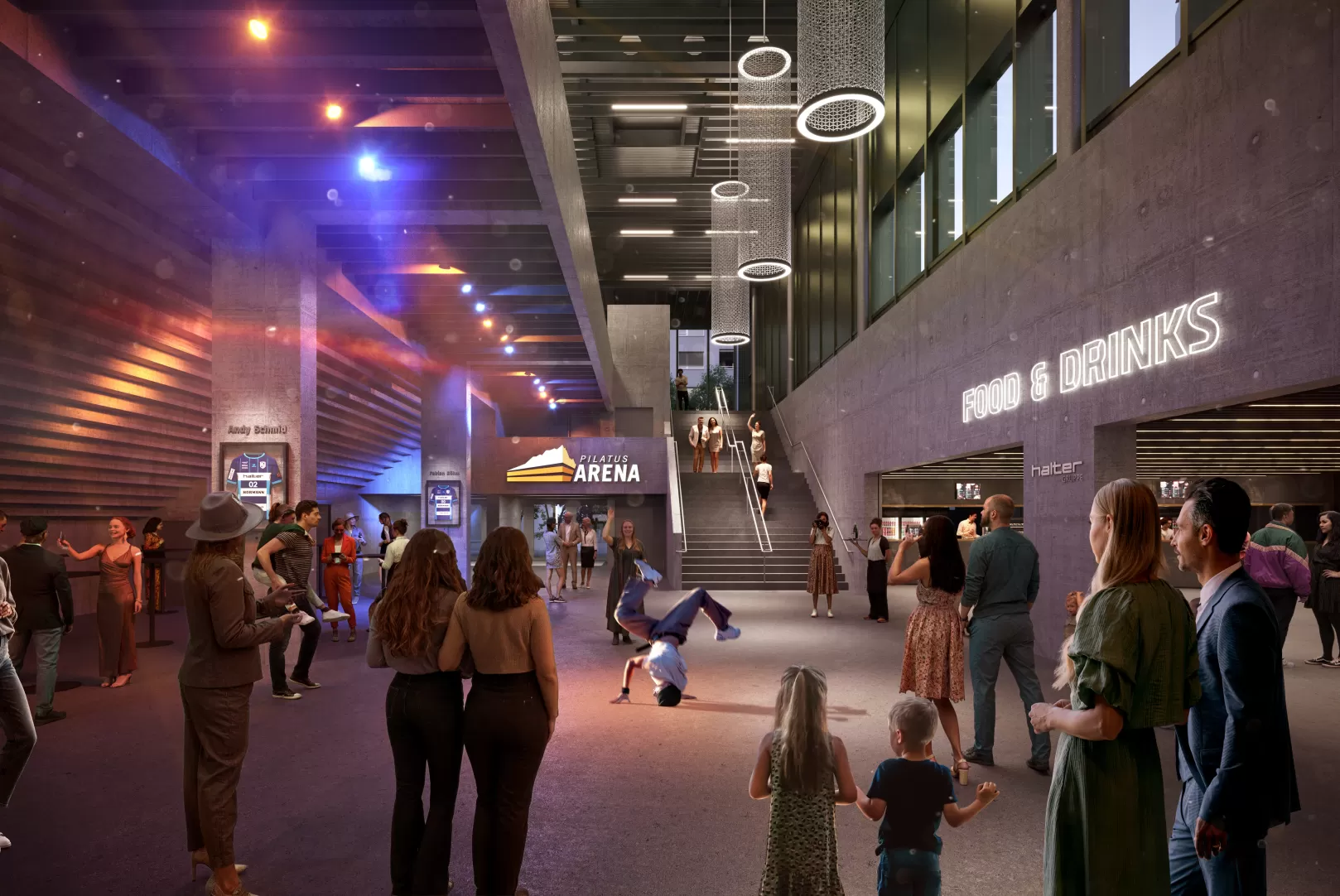 Pilatus Arena / Pilatus Tower - Halter AG